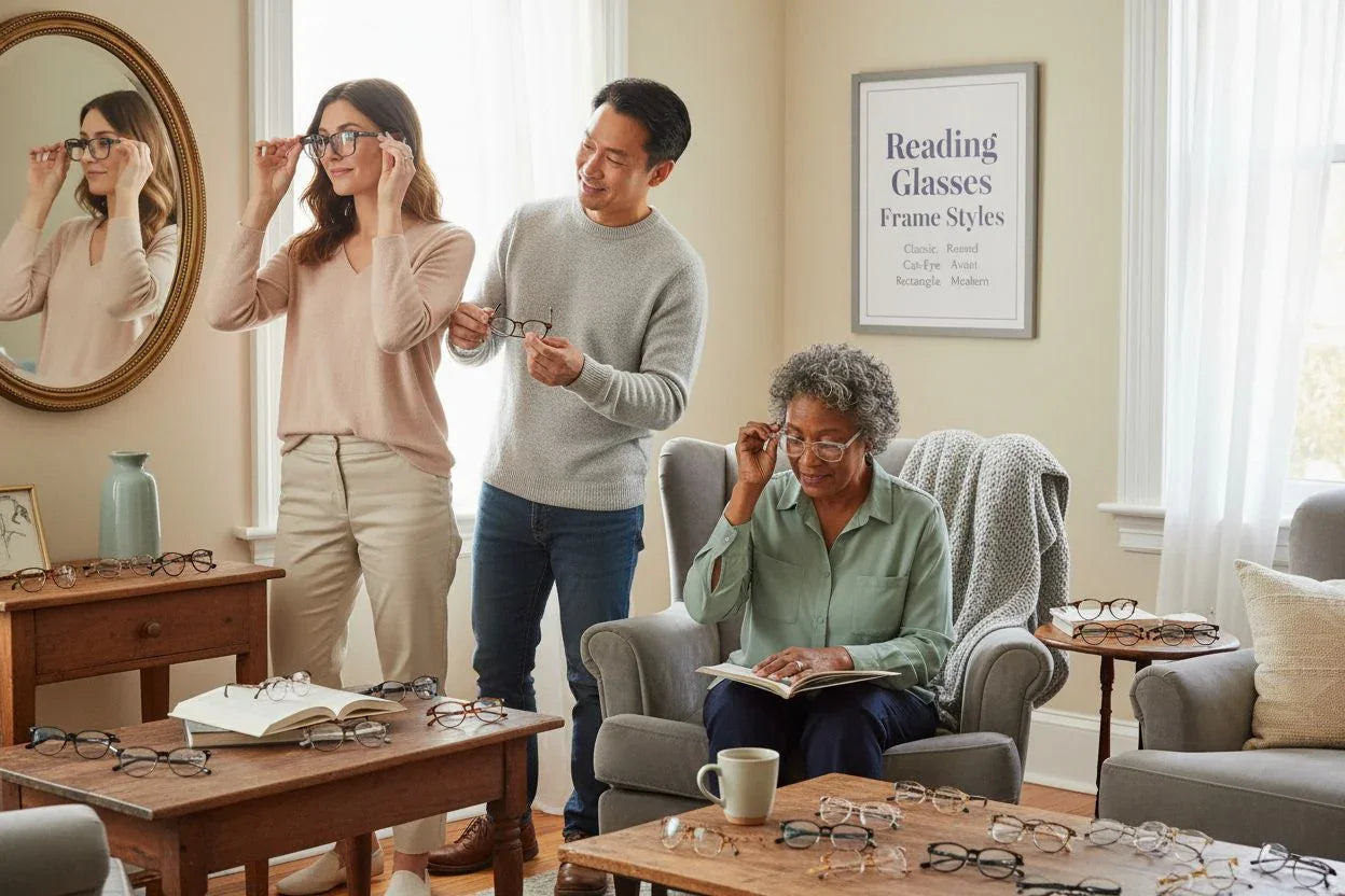 Understanding Reading Glasses Frame Styles for Your Needs – MINISTRY OF ...